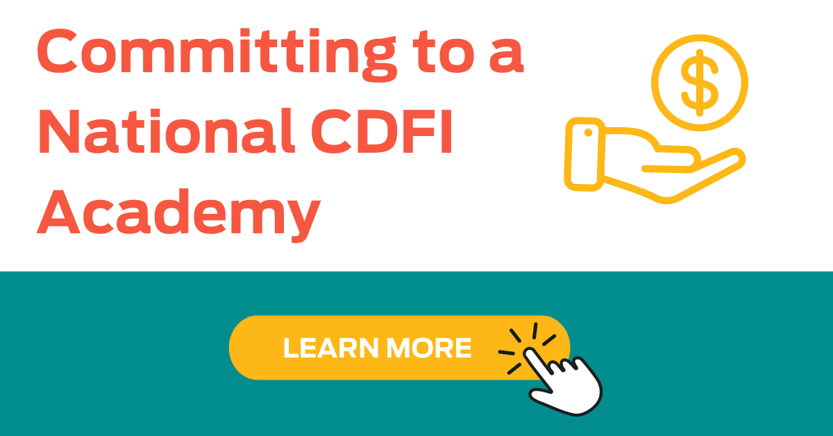 Commitment to Launch National CDFI Academy | CAMEO
